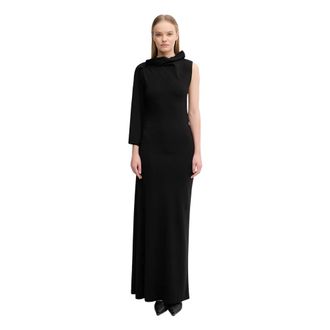 Sportmax Nicchia Maxikleid - - Dresses - Damen - Schwarzk - S