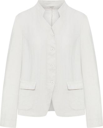 Transit Par-Such Casualjacke - Wei&szlig;