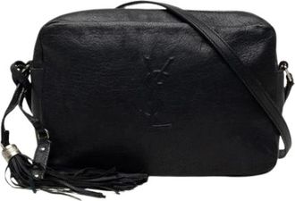 Saint Laurent Pre-owned Sac cam&eacute;ra Lou - Femme - Pre-owned - Noir - Taille: ONE Size