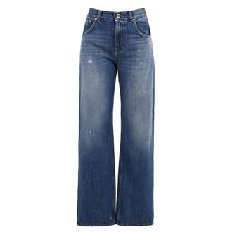 Aspesi Denim 5-Pocket Straight Leg Hose - - Jeans - Damen - Blau - W29