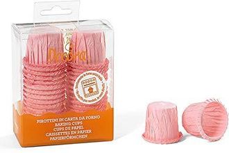 Decora 0339801 ROSAFARBEN ZERKNITTERT MUFFINFÖRMCHEN 30 X 35 MM 35ST