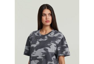 G-Star T-Shirt Regular Camo r t wmn mit Allover-Print, Rundhals