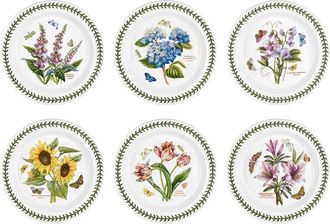 Portmeirion Botanic Garden 25,4 cm Abendessen Teller - Set von 6