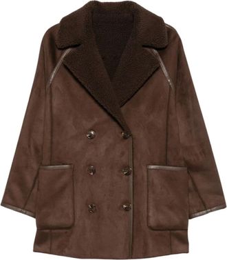 Betta Corradi Wendemantel aus Kunst Shearling - - Coats - Damen - Braun - M