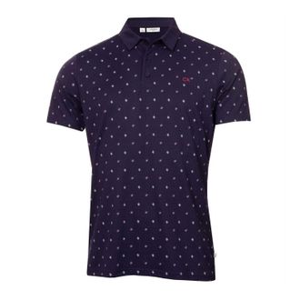 Calvin Klein Poloshirt f&uuml;r Herren, Hochleistungsmaterial, Emblem (Abendblau)
