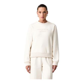 Guess Rundhals-Sweatshirt - - Sweatshirts & Hoodies - Damen - Beige - L