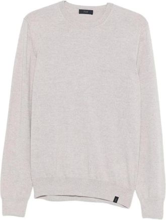 Fay Homme, Pulls, Gris, Taille: S Maglia Girocollo F.12 Cromo