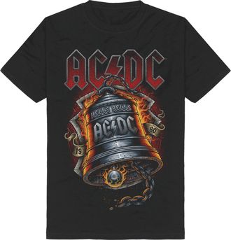 AC/DC Hells Bells Flames T-Shirt XL