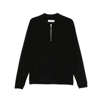 Sams&oslash;e & Sams&oslash;e Guna Half Zip - - Tops - Herren - Schwarzk - L