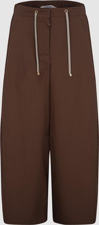 Max Mara Pantalon Gufo Nocciola