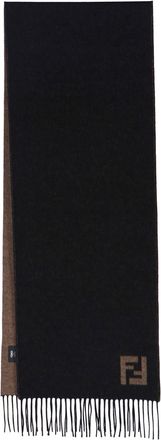 Fendi Ff Wool And Cashmere Scarf