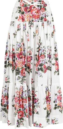 Dolce & Gabbana Femme, Jupes, Multicolore, Taille: 36 FR Floral Midi Skirt