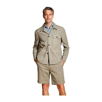 Mason's Homme, Vestes, Vert, Taille: S Veste de travail en Canvas Oxford