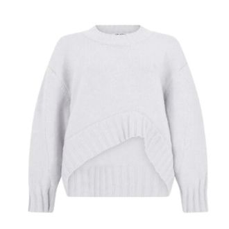 The Attico Pullover aus gespr&uuml;hter Wolle und Kaschmir - - Knitwear - Damen - Grau - 2XS