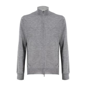 Mauro Ottaviani Zip-Sweater f&uuml;r dynamische M&auml;nner - - Knitwear - Herren - Grau - 2XL