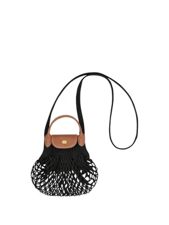 Longchamp mini sac Le Pliage Filet - Noir