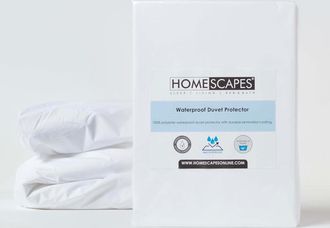 Homescapes Wasserdichter Bettbezug 240x220 cm, Bettdeckenschoner wasserdicht, hypoallergen & waschbar