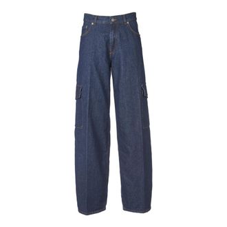 Haikure Femme, Jeans, Bleu, Taille: W26 Cargo Loose-fit Jeans