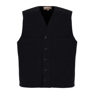 Filson Mackinaw Wool Vest - - Jackets - Herren - Blau - XL