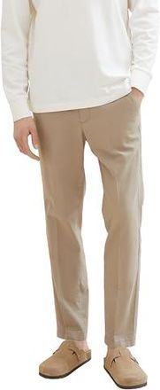 Tom Tailor Denim TOM TAILOR Denim 1040251 Pantalon fuselé relaxé, 13040-Mink Beige, M Homme