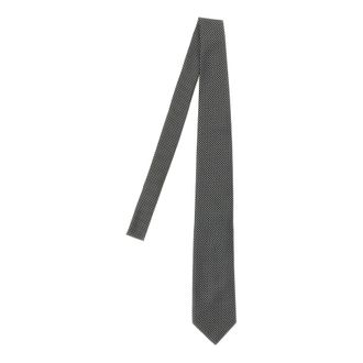 Tom Ford Krawatte aus feiner Maulbeerseide mit Sternenmuster - - Accessories - Herren - Grau - ONE SIZE