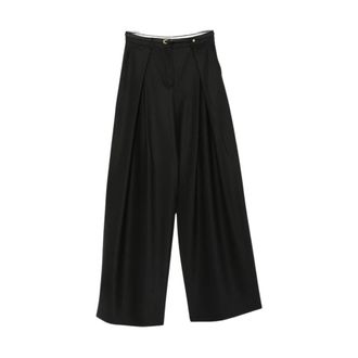 Max Mara Weite Hosen - - Trousers - Damen - Schwarzk - M
