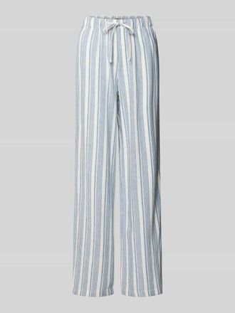 Only Wide Leg Leinenhose mit elastischem Bund Modell GOA