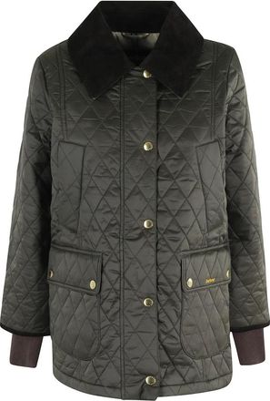 Barbour Femme, Vestes, Vert, Taille: 42 FR Modern Beadnell Quilt Jacket