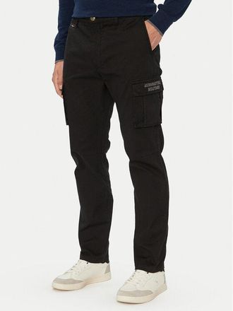 Aeronautica Aeronautica Militare Cargohose 262PA1329UCT02443 Schwarz Regular Fit