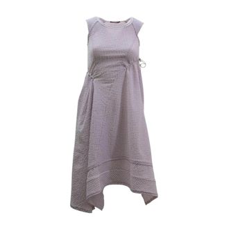 High Short Kleider - - Dresses - Damen - Beige - M