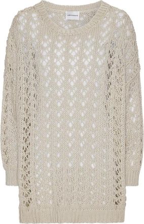 Americandreams Americandreams, Femme, Pulls, Beige, Taille: ONE Size Luna Cotton Pullover