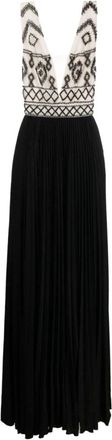 Elisabetta Franchi Femme, Robes, Noir, Taille: 46 FR Robe de Soir&eacute;e Tapis Rouge
