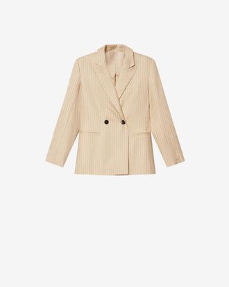 Isabel Marant Veste Ranya En Laine - Femme - Beige - Taille34 - Isabel Marant