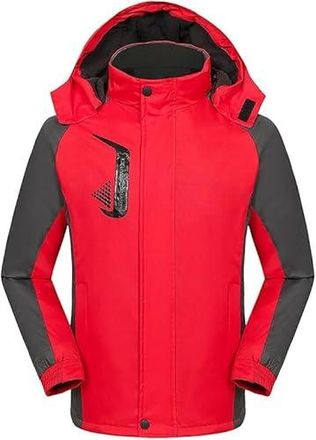 Generic Doudoune classique pour homme - Imperméable - Matelassée - Garde au chaud - Avec capuche amovible - Thermique - Rembourrée - Pour lextérieur, la rando