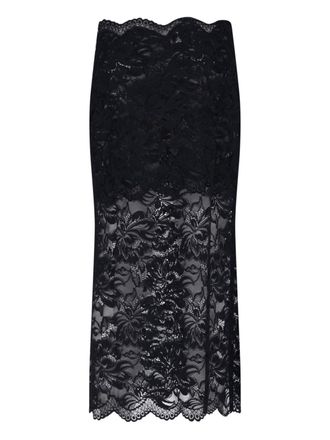 Paco Rabanne Womens Skirts Black Polyamide