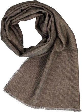 Boggi Milano Herren Schal blau Wolle meliert