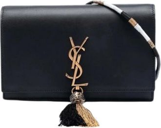 Saint Laurent Sac bandouli&egrave;re Kate Pre-owned - Femme - Pre-owned - Noir - Taille: ONE Size