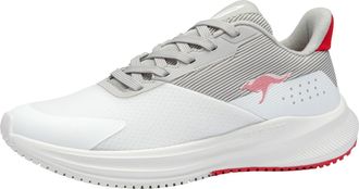 Kangaroos Herren K-RDM Stratos Sneaker, White/Fiery red, 41 EU