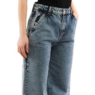 Moschino Womens Multicolor Cotton Relaxed Fit Jeans Clothing