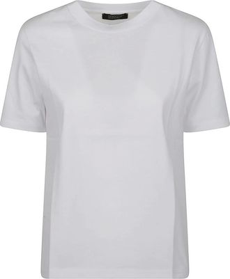 Aragona Femme, Tops, Blanc, Taille: 34 FR T-shirt &agrave; col rond