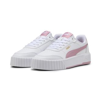 Puma Puma Carina Mia Damen-Sneaker, Puma Wei&szlig; Poised Pink, 39 EU