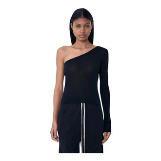 Rick Owens Femme, Tops, Noir, Taille: 40 FR Ziggy T-Shirt