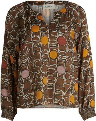 Cartoon Langarmbluse