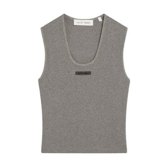 Fear of God Femme, Tops, Gris, Taille: 38 FR Top Canotta