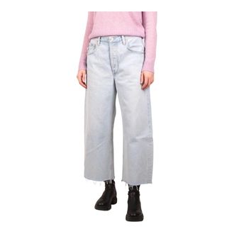 Citizens Of Humanity Ayla Raw Hem Crop - - Jeans - Damen - Blau - W27