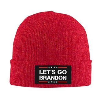 Generic Allez Brandon! Homme Femme Bonnets Hiver L&eacute;ger Bonnet De P&ecirc;cheur Respirant Skull Cap pour Cyclisme Toutes Les Saisons Randonn&eacute;e