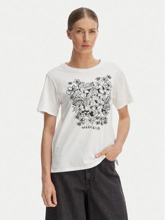 Max Mara T-Shirt Bora 2615971042 Wei&szlig; Regular Fit