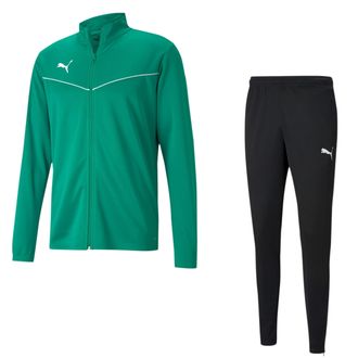 Puma Trainingsanzug | Sportanzug f&uuml;r Herren | M&auml;nner aus DRYCELL Material f&uuml;r dein Training, Gr&ouml;&szlig;e:3XL, Farbe:Gr&uuml;n