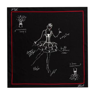 Karl Lagerfeld K/Ballet Seidenschal - - Accessories - Damen - Mehrfarbig - ONE SIZE