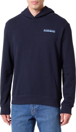 Napapijri Baley Herren Kapuzen-Sweatshirt, Marineblau, L